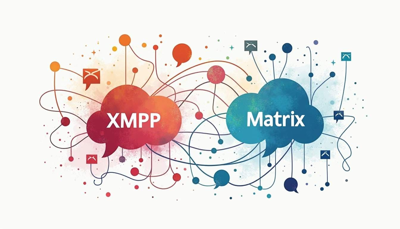 What is the difference between XMPP and the Matrix protocol? | Linagora